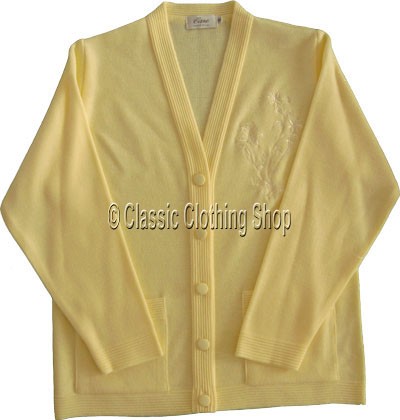 Lemon Care V-Neck Cardigan
